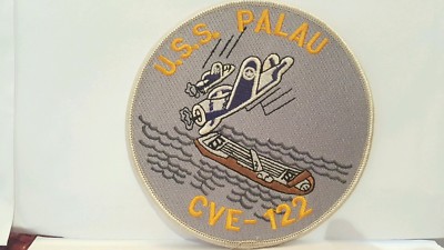 US NAVY AIRCRAFT CARRIER CVE-122 USS PALAU PATCH 5 x 5 inches | eBay