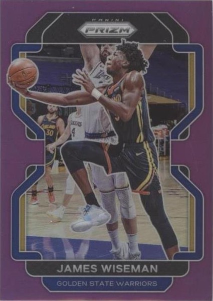 2021-22 Panini Prizm - Purple Prizm #61 James Wiseman /99 for sale ...