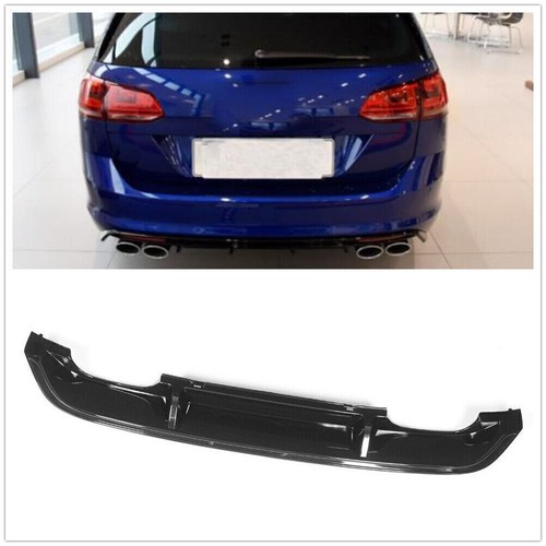 Rear Bumper Diffuser For VW Golf VII7 MK7 R R-line 2015-2017 2016 Gloss ...
