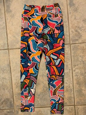 Girls LuLaRoe Kids Size S M 2T - 6 Leggings Pants Multi Color JC001-3 ...