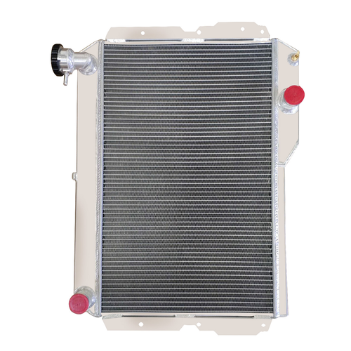 4 Row Aluminum Radiator for 1980-1990 Toyota Land Cruiser FJ60 2F 4.2l ...