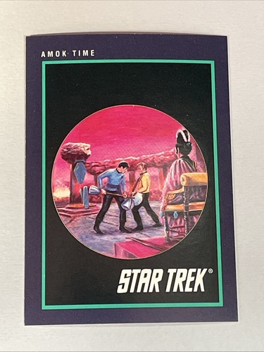 Amok Time 1991 STAR TREK 25th Anniversary TOS #145 *N574* | eBay
