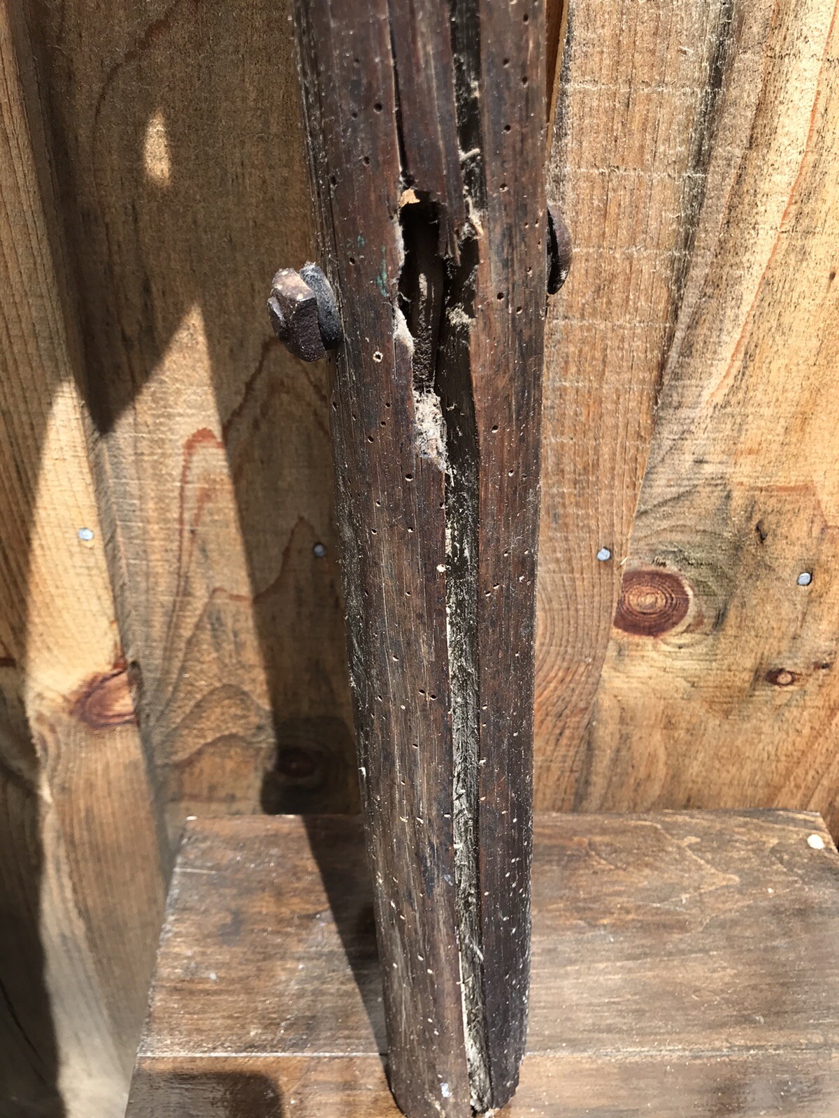 Antique Log Roller Turner Lumberjack Tool 50” Inches 1800's Primitive ...