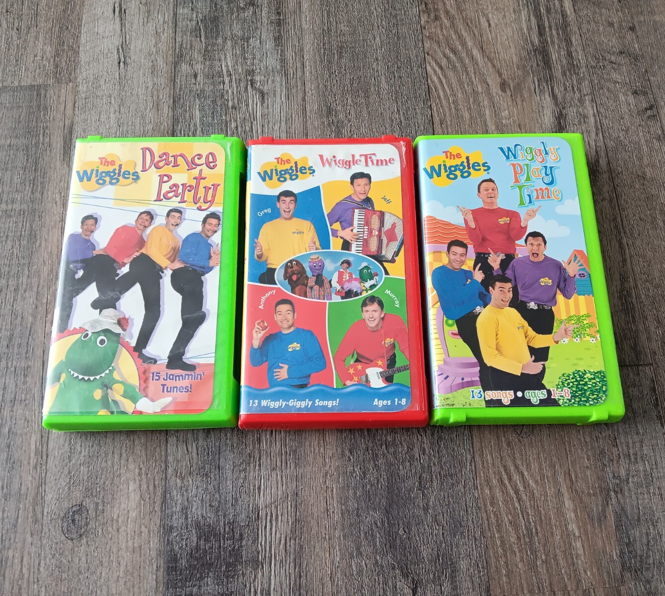 The Wiggles VHS Lot of 3 Dance Party, Wiggle | Grelly USA