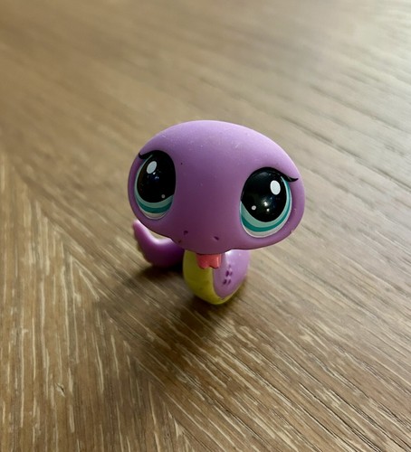 Littlest Pet Shop 1828 LPS Authentic Purple Snake Cobra Blue Eyes | eBay