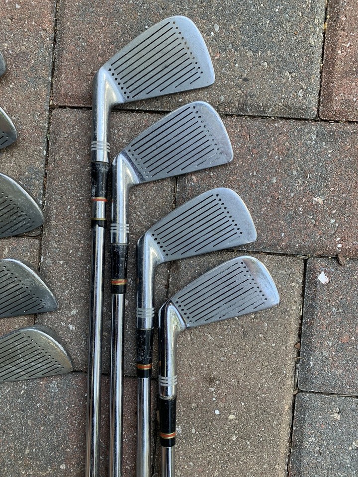 Wilson Staff Fluid Feel Dynapower Golf Clubs 2-PW Red Button Irons R ...
