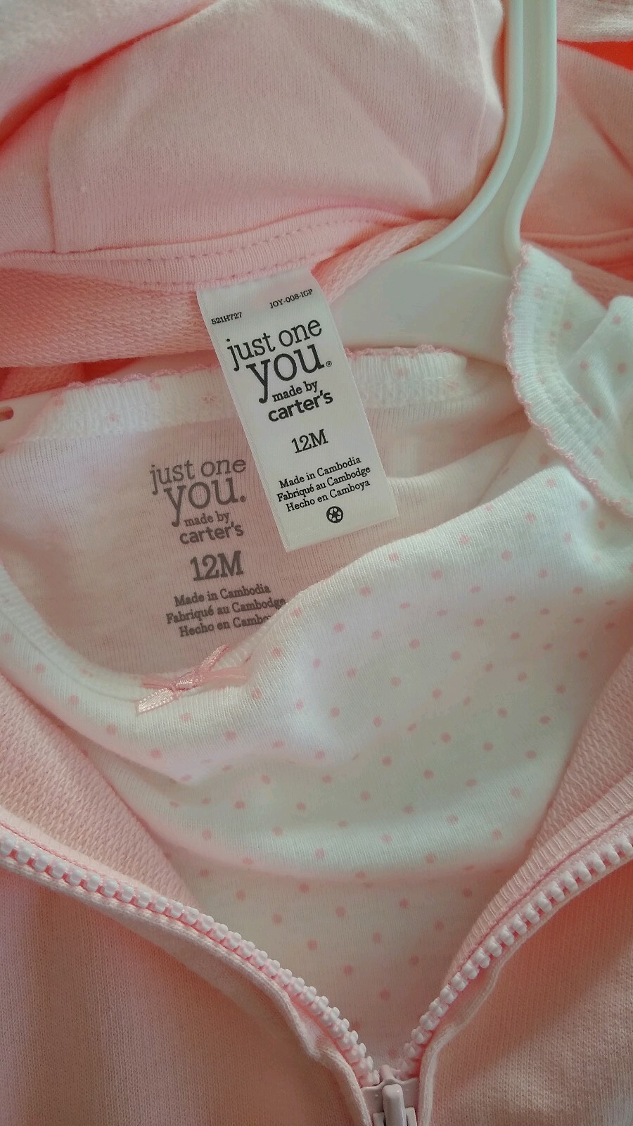 Just+One+You+by+Carter%27s+Baby+Girl%27s+3pc+Bunny+Pink+Cardigan+Jacket ...