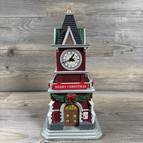 Lemax Tannenbaum Clock Tower w/ Working Clock #05679/638968 No Box ...
