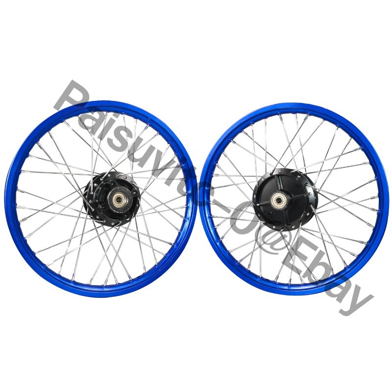 Complete Wheel Rim set For MSX-125 Y.14-2021 140x17 Blue RimWheel+Black ...
