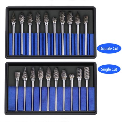 6mm Dia Single/Double Cut Tungsten Steel Carbide Rotary File Die ...