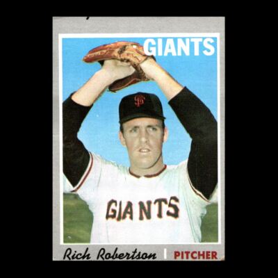 Rich Robertson 1970 Topps San Francisco Giants #229 Nice! | eBay