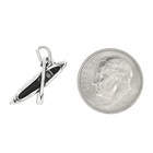 Sterling Silver Canoe with Oar Paddle Charm or Pendant | eBay