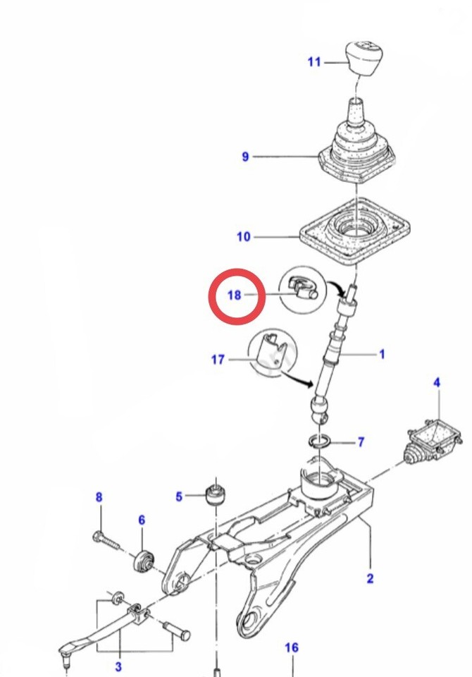 *Genuine Ford OEM* Escort RS Cosworth MT75 Gear Lever Reverse Lift ...