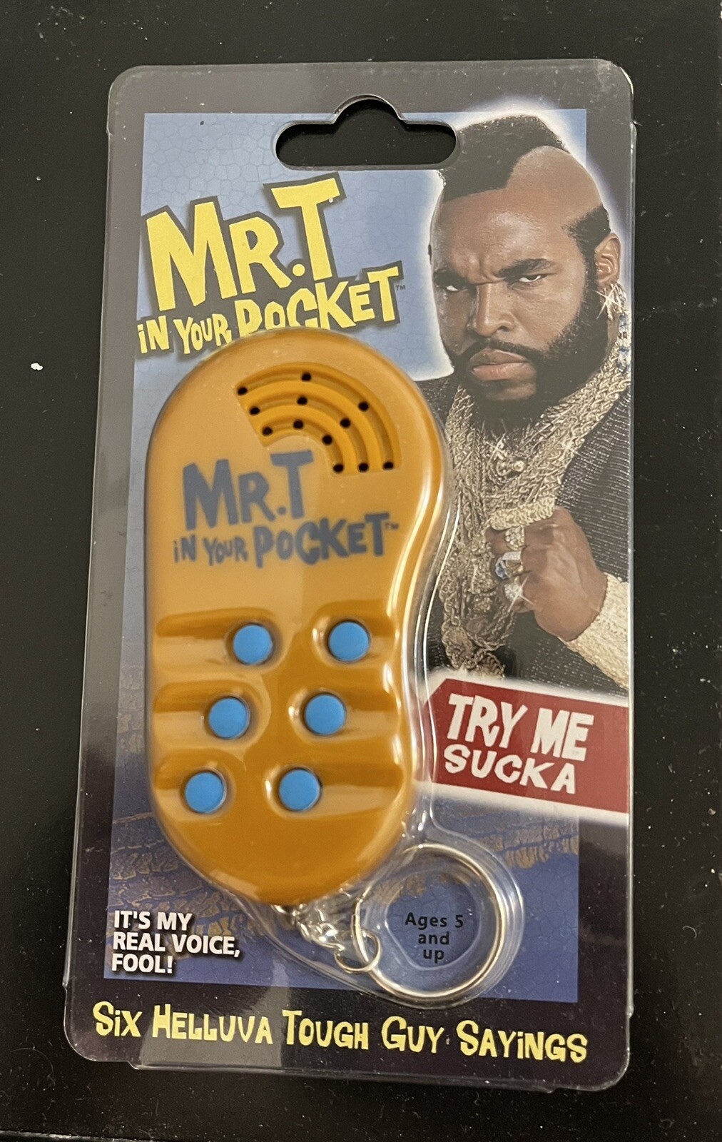 Mr T in Your Pocket Talking Keychain 6 Different Phrases for sale ...
