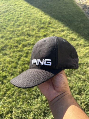 Ping Golf Hat Cap Men's One Size Black Snap Back Embroidered | eBay