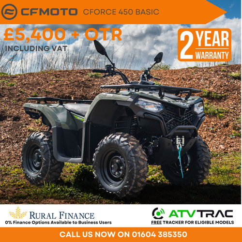 NEW 2025 CFMOTO CForce 450 Basic Road Legal Quadbike Agricultural Farm ATV | eBay UK
