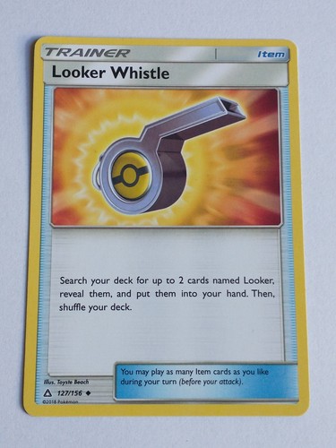 Pokémon TCG Looker Whistle Sun & Moon: Ultra Prism 127/156 Regular ...