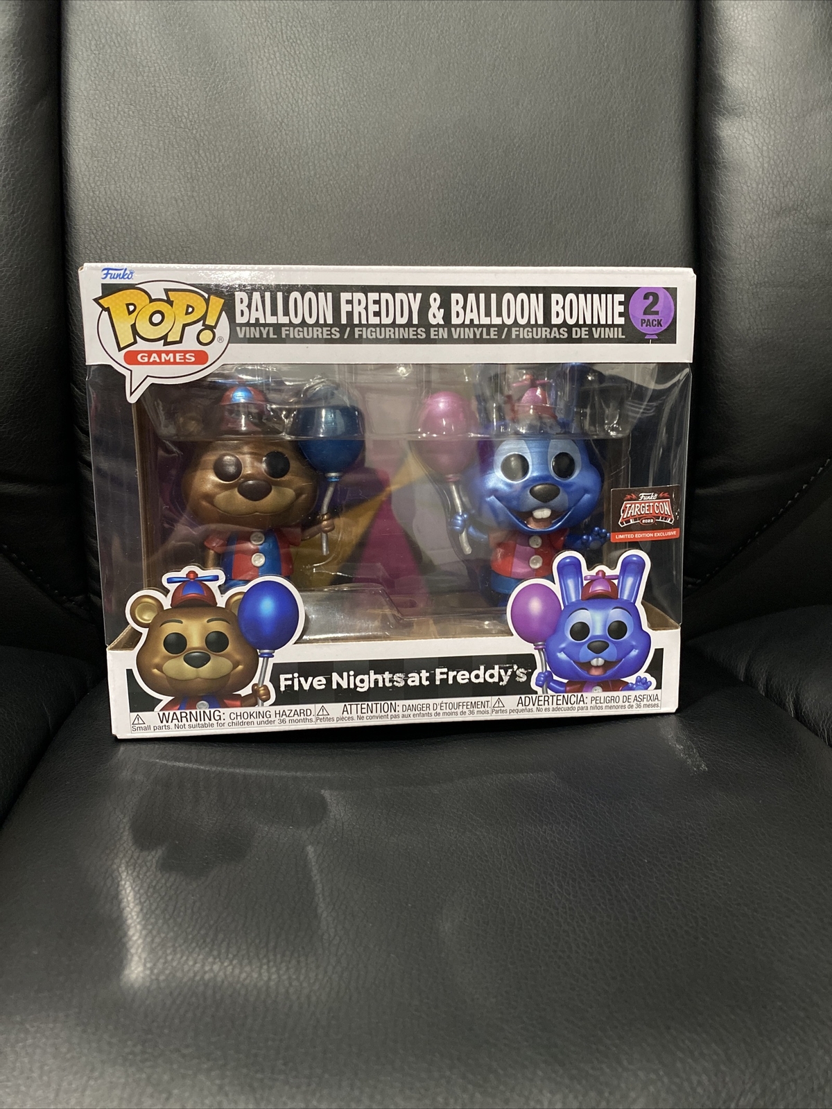 Funko POP Five Nights at Freddy's Balloon Freddy & Bonnie Metallic ...