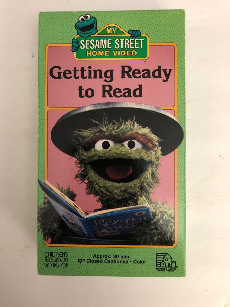 Sesame Street Getting Ready To Read Vhs Ebay