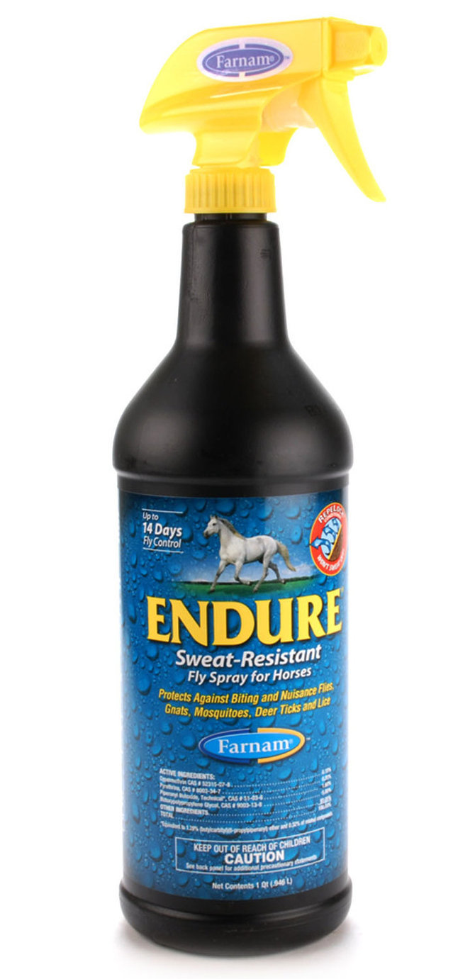 Endure Sweat Resistant Fly Spray For Horses Protects against insect ...
