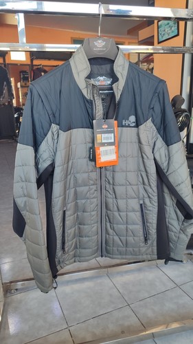 Harley-Davidson Men's Turret Packable Jacket Gray 97567-16VM Zip Out ...