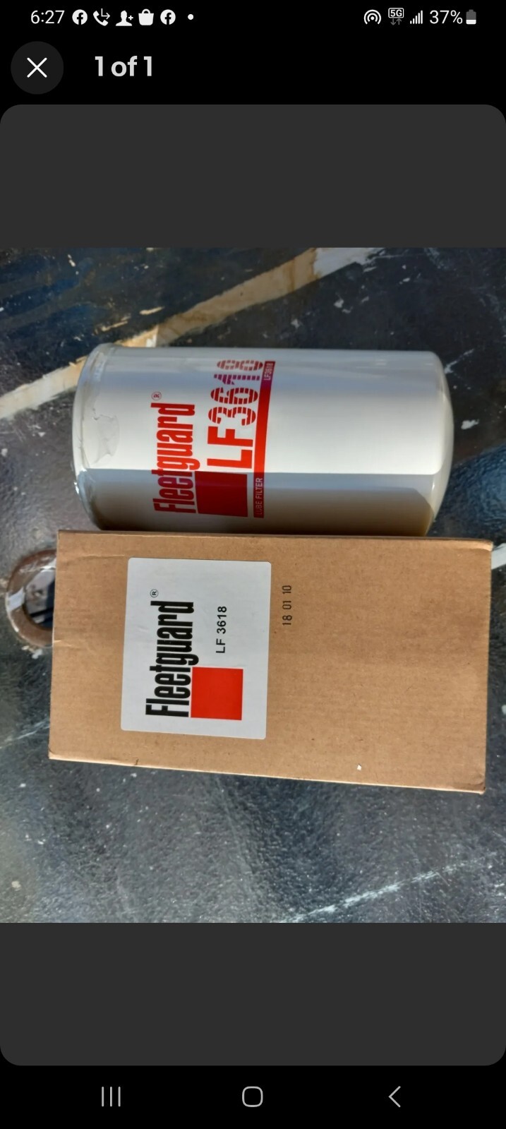 HINO 15607-1732 - Cross reference oil filters