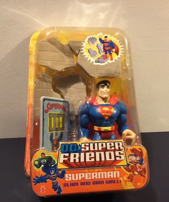 DC SUPERFRIENDS SUPERMAN SLAM AND BAM WALL Action Figure 2007 Marvel | eBay