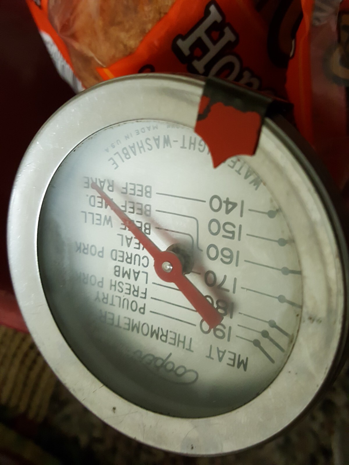 VTG Cooper Meat Thermometer, Watertight, Washable, Made in USA | eBay