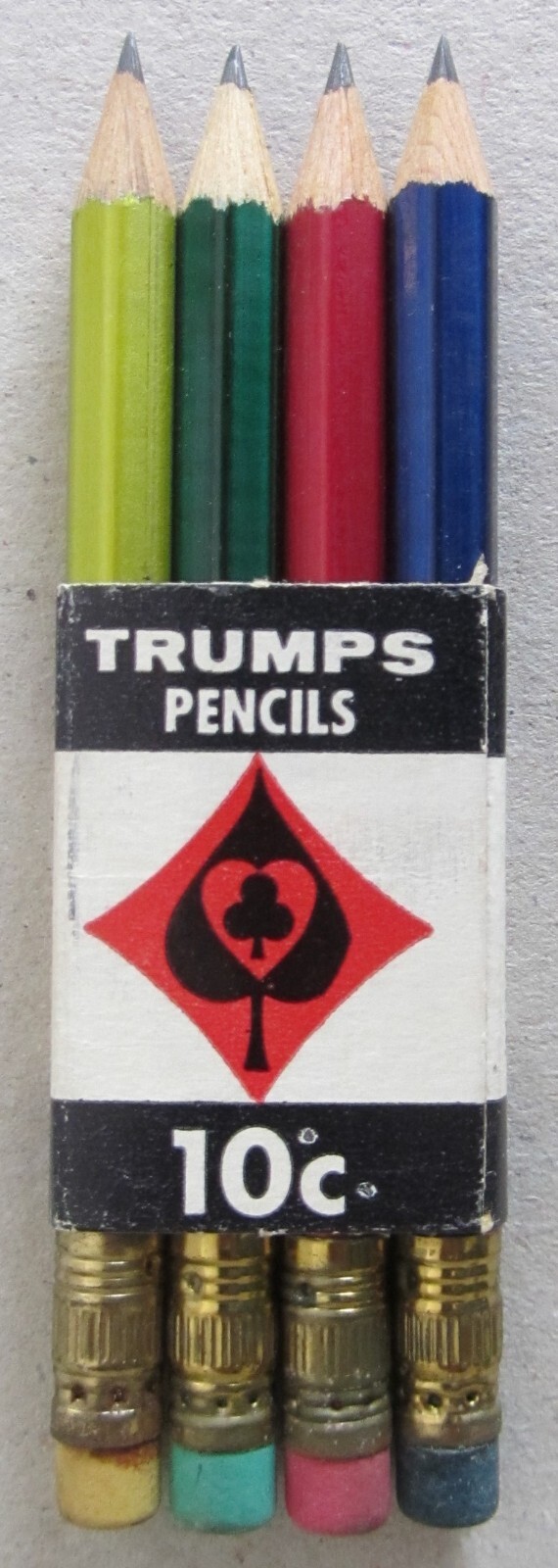 NOS~TRUMPS BRIDGE PENCILS w/ERASERS~VINTAGE~DONALD TRUMP COLLECTIBLE | eBay
