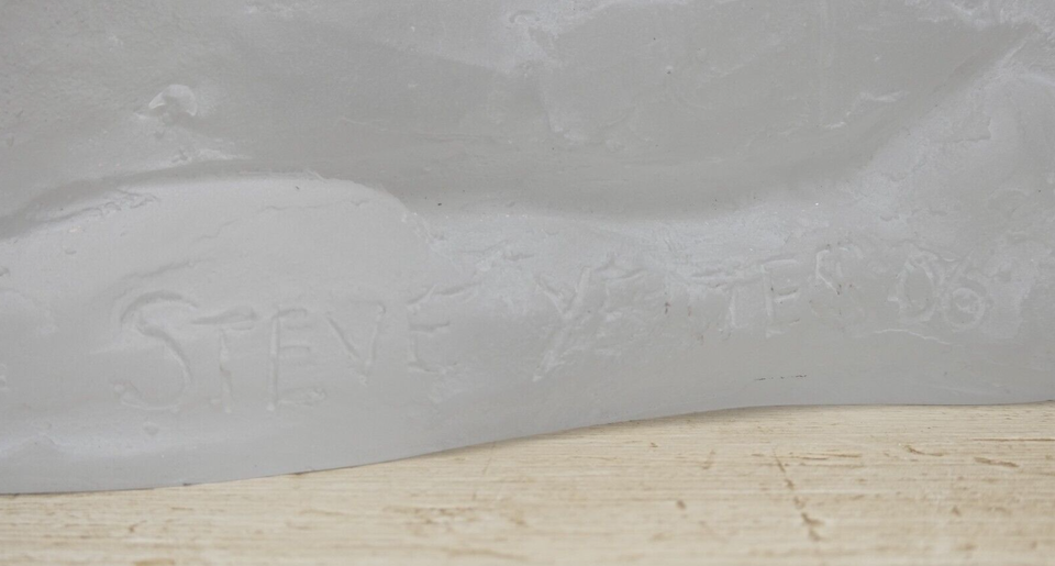 Vintage Abstract Brutalist Vandalised Glass Resin Female Sculpture ...