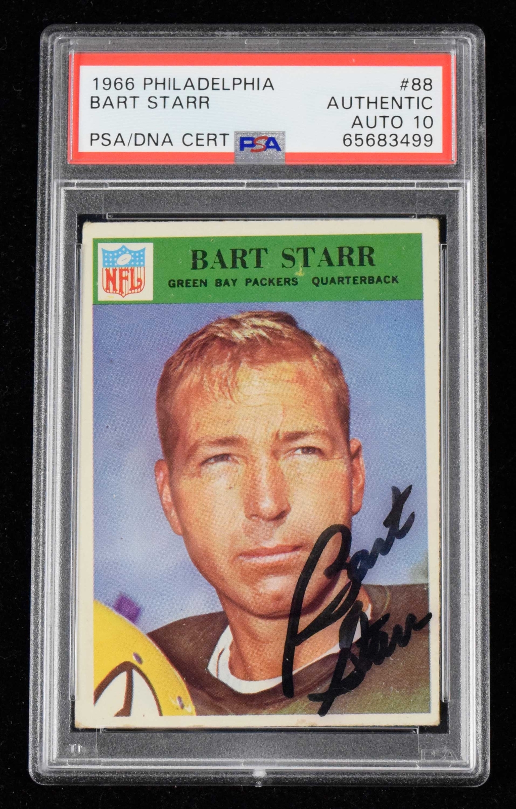 Bart Starr | Autographed Football Memorabilia & NFL Merchandise