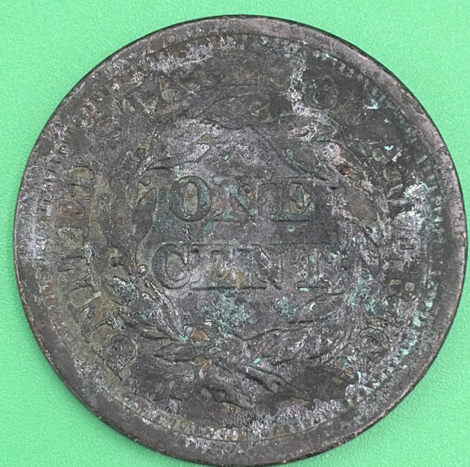 1849 Braided Hair Large Cent XF,Extra Fine Rating via CoinSnap Fast ...