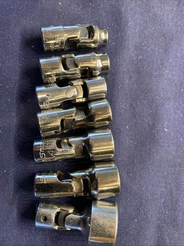 SNAP-ON TOOLS 7 PIECE 1/4” DRIVE SAE SHALLOW SWIVEL SOCKET SET 106TMUA ...