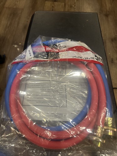 Everbilt Washing Machine Hoses Rubber Hot & Cold Color Coded 5Ft 2 pack ...