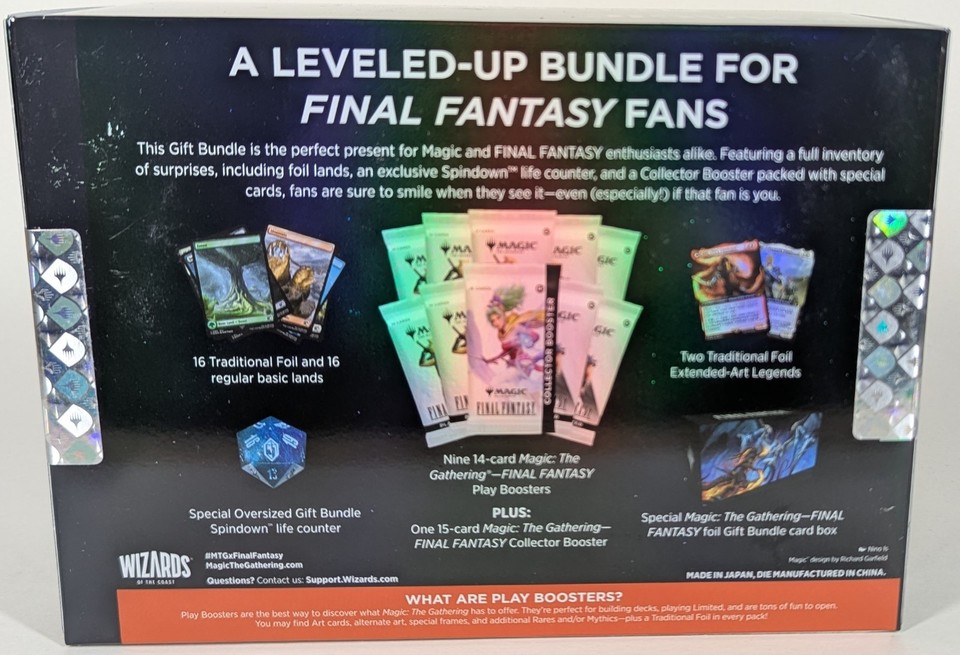 MTG FINAL FANTASY Gift Bundle | Magic the Gathering | Collector | Play ...
