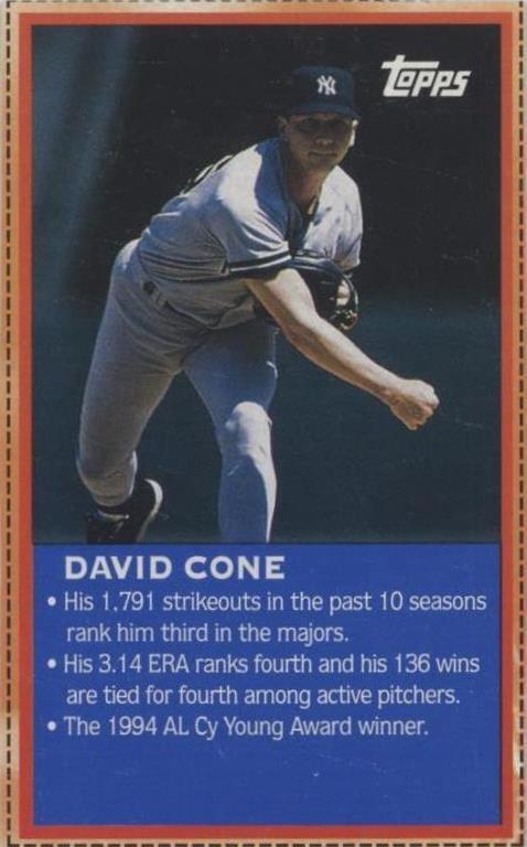 1997 Wheaties All-Stars - Topps David Cone for sale online | eBay