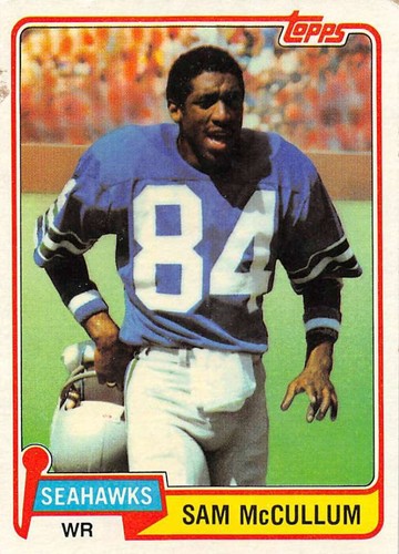 1981 Topps #419 Sam McCullum NM-MT Seahawks | eBay