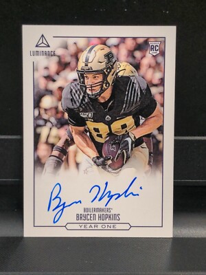 2020 Luminance Brycen Hopkins Year One Autograph on Card RC Blue Ink LA ...
