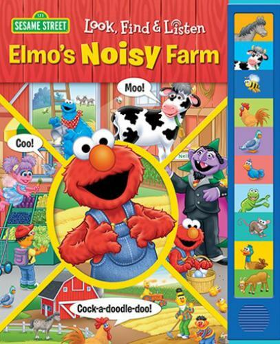 Sesame Street: Elmo's Noisy Farm Look, Find and Listen by PI Kids (2019 ...