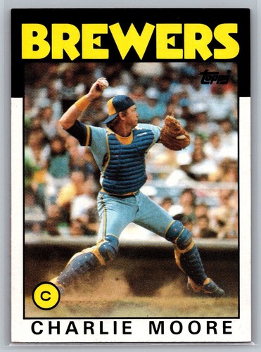 1986 Topps Baseball #137 Charlie Moore Milwaukee Brewers | eBay