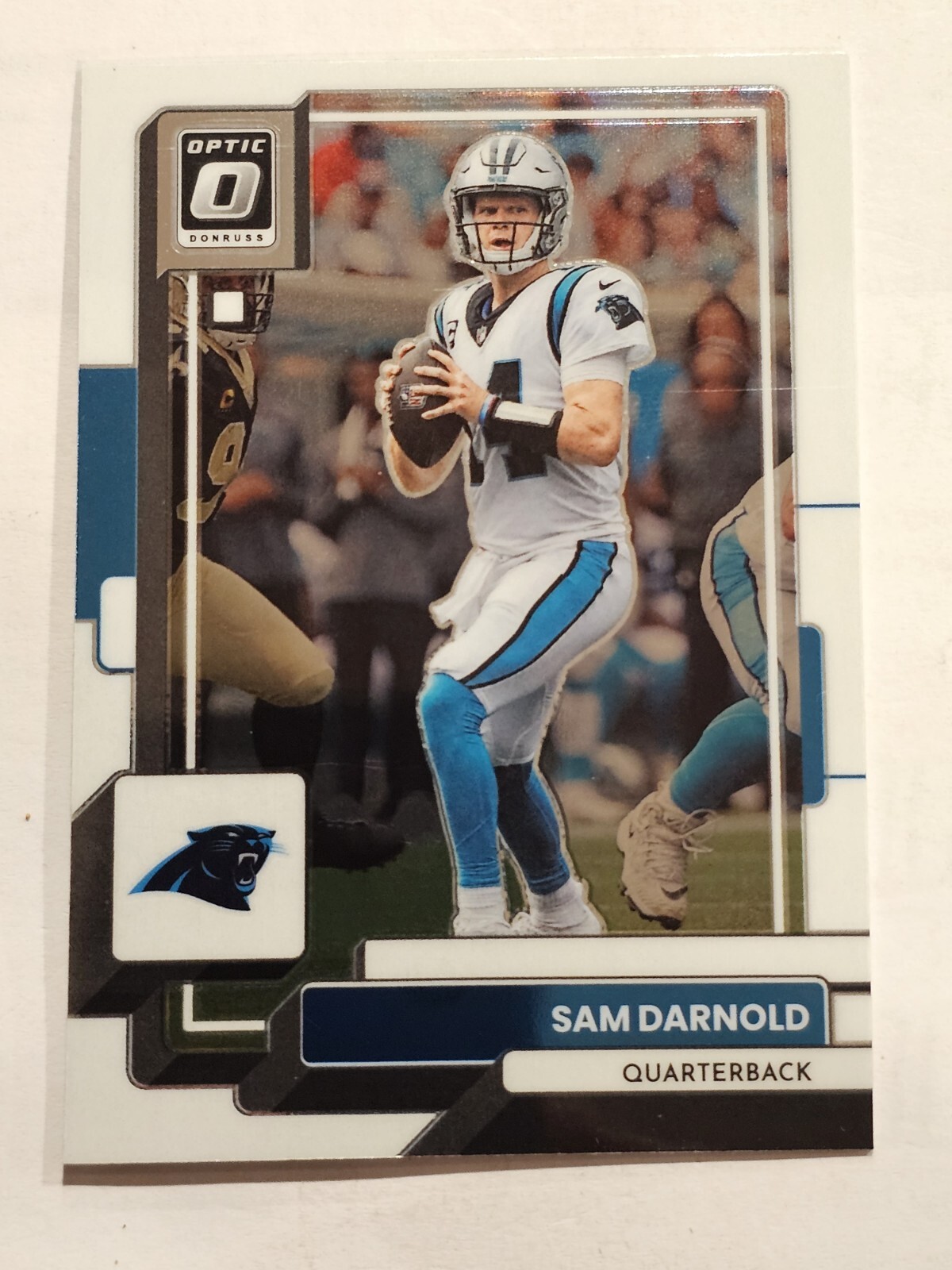 Sam Darnold 2022 Donruss Optic Football Base Card #27 Carolina Panthers ...