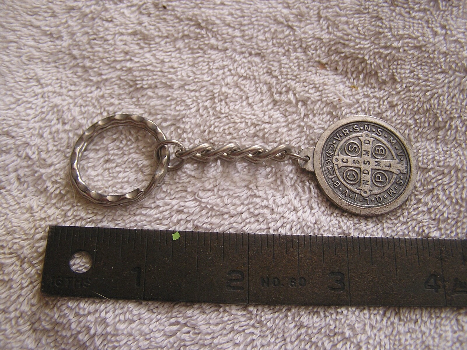 Vintage Eivs In Obitv Nro Pra Sentia Mvniamvr Pendant Key Chain | eBay