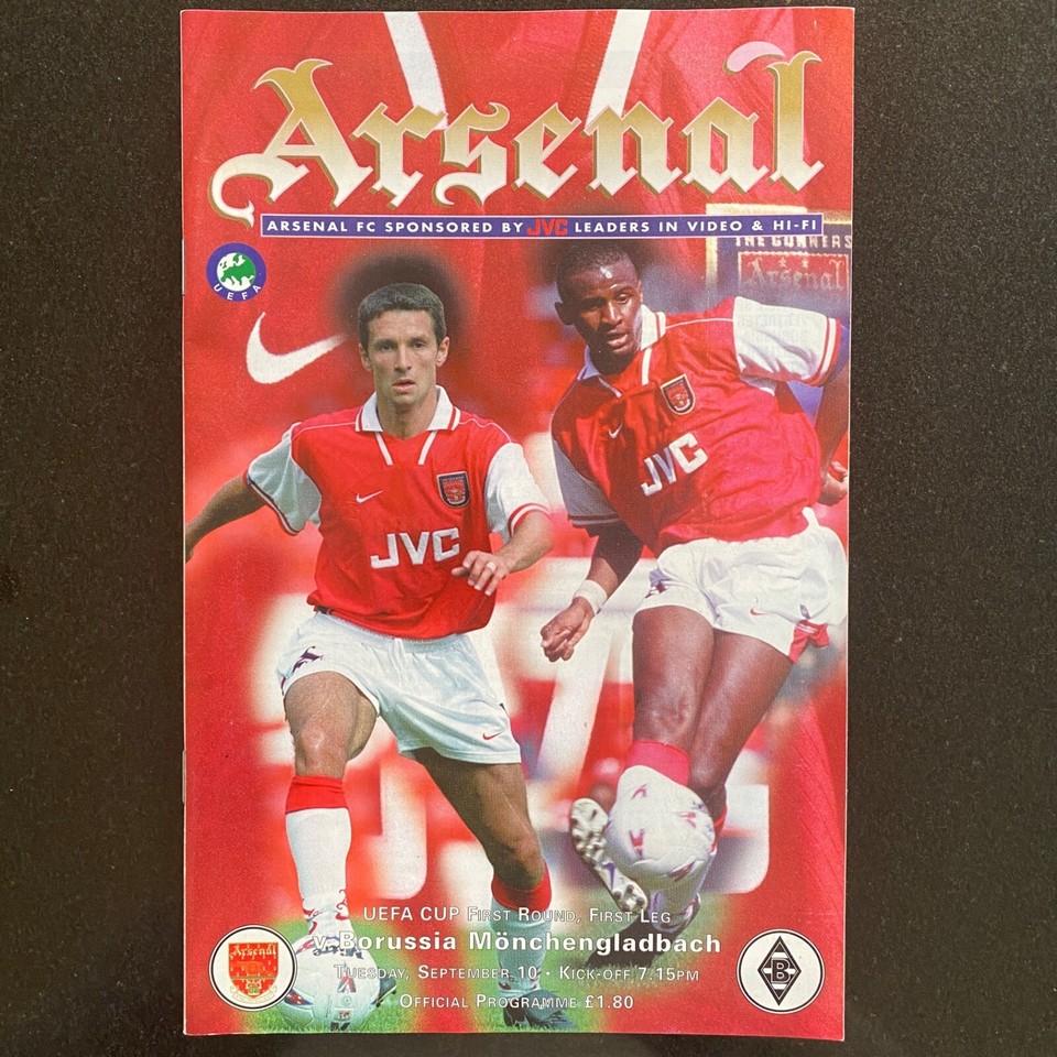 ARSENAL Football Programmes YOU CHOOSE 1993 96 97 98 99 2000 01 02 05 ...