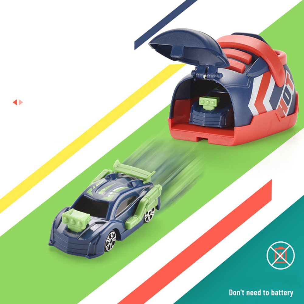 Set of 2 Sliding Toy Cars Cartoon Sneakers Shaped Car Shooting Game for ...