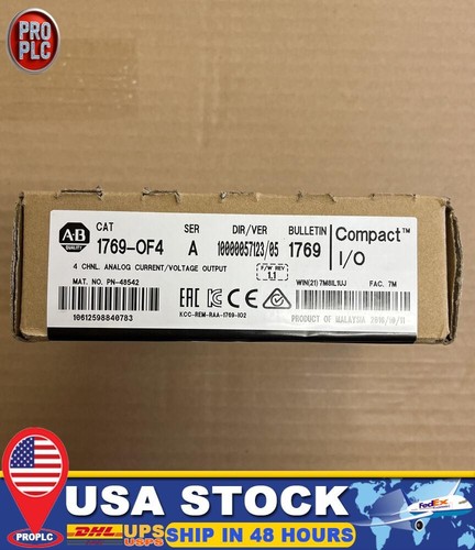 1 PCS New Factory Sealed AB 1769-OF4 SER A CompactLogix Analog Output ...