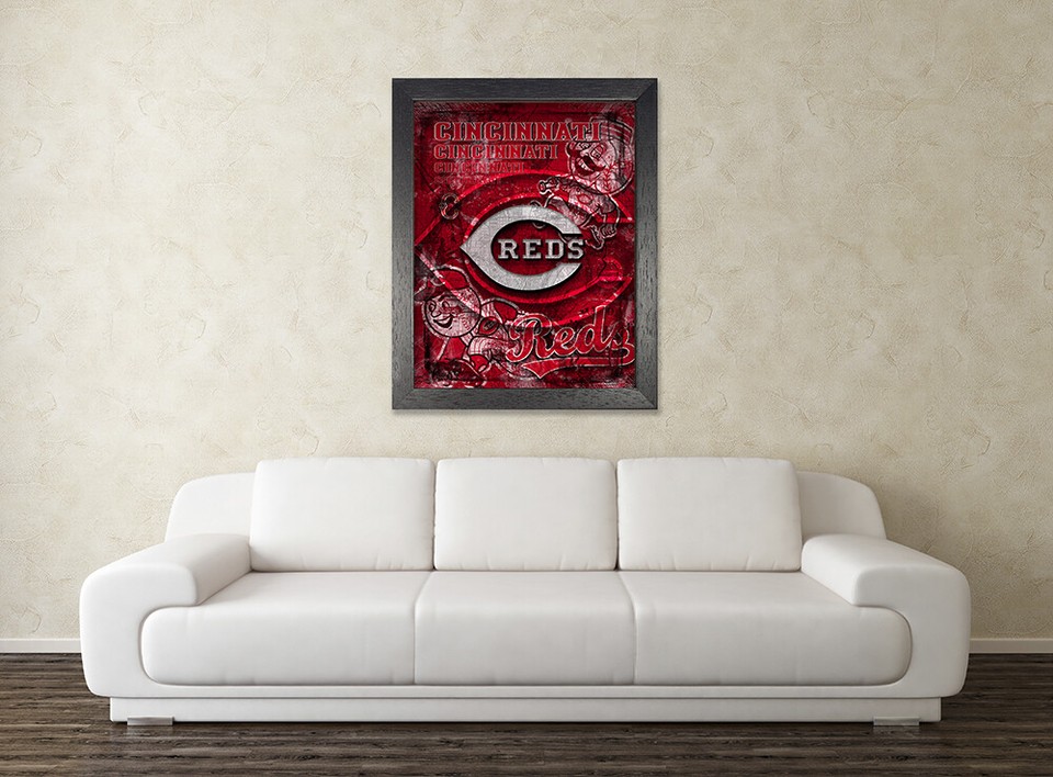 Cincinnati Reds 16x20inch Poster Cincinnati Reds Baseball Free Shipping ...