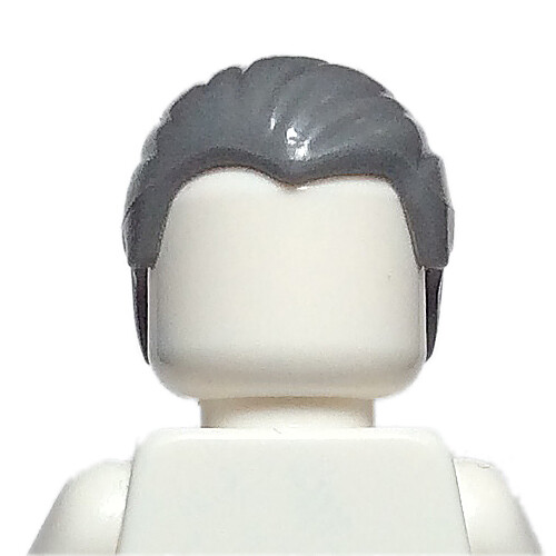 NEW LEGO - Figure Hair - Male - Combed - Gray Dark Bluish x 1 ...