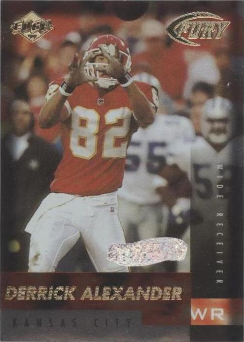 1999 Collector's Edge Fury - Derrick Alexander #5 Preview Galvanized ...