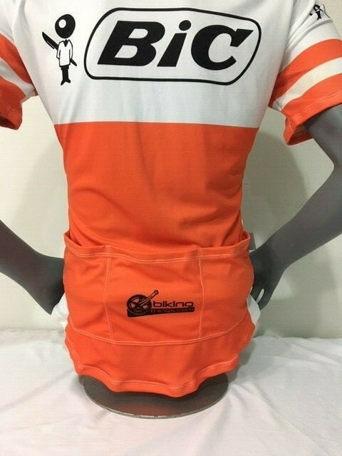 BIC BIKE JERSEY RETRO VINTAGE BIKES SHIRT SIZE L COOL BIKE JERSEY ...