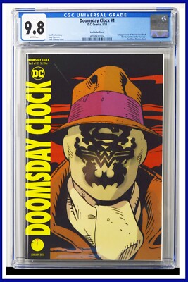 Doomsday Clock #1 CGC Graded 9.8 DC 2018 Lenticular Cover White Pages ...